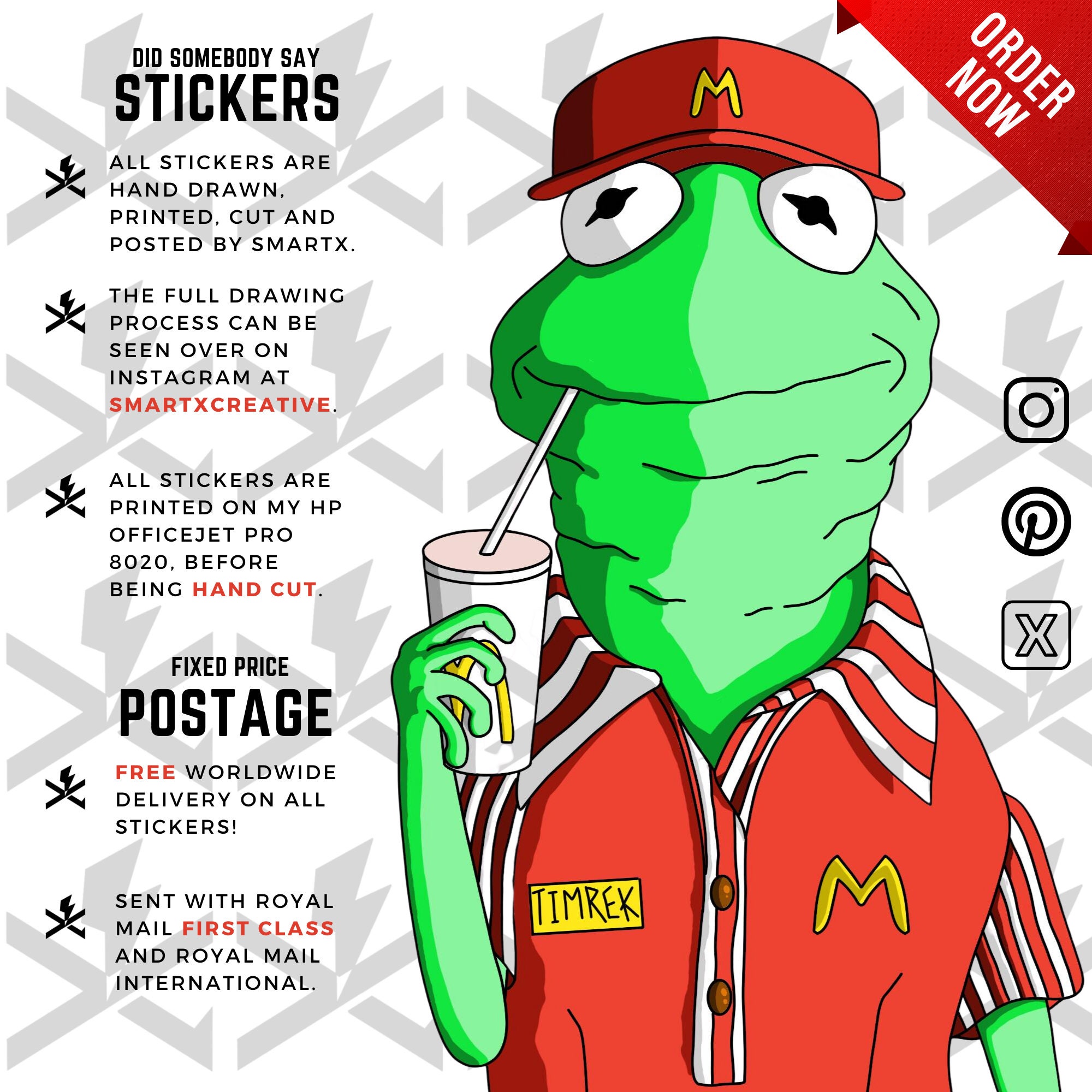 Timrek Inspired, Book Stickers, Customized Stickers, Die Cut Stickers ...