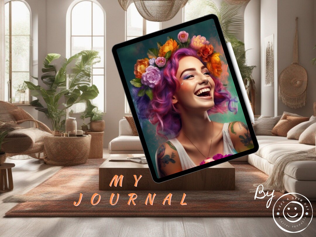 Jot Plot & Smile A Lot: the Have a Grin Day Journal Digital - Etsy