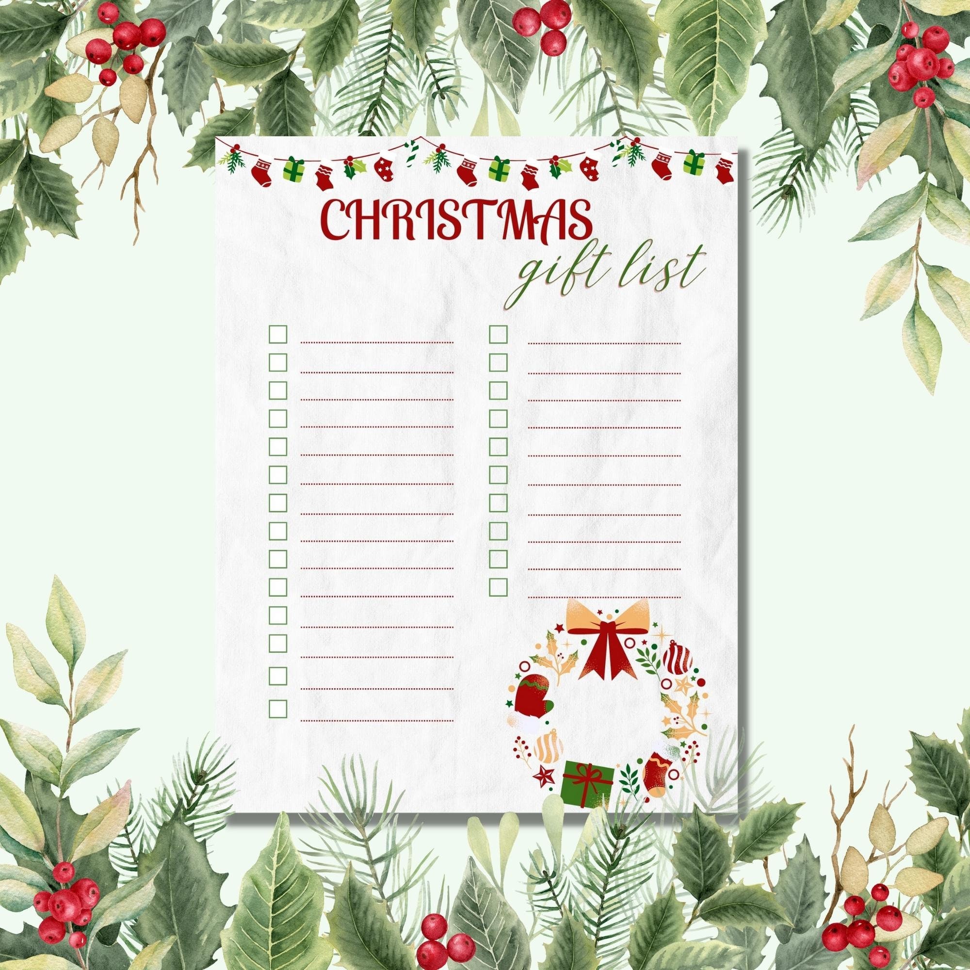 Letter to Santa Claus Christmas Wish List Christmas - Etsy