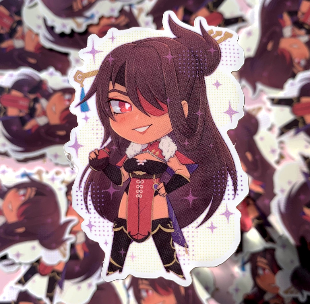 Beidou Genshin Impact 3 Vinyl Sticker - Etsy