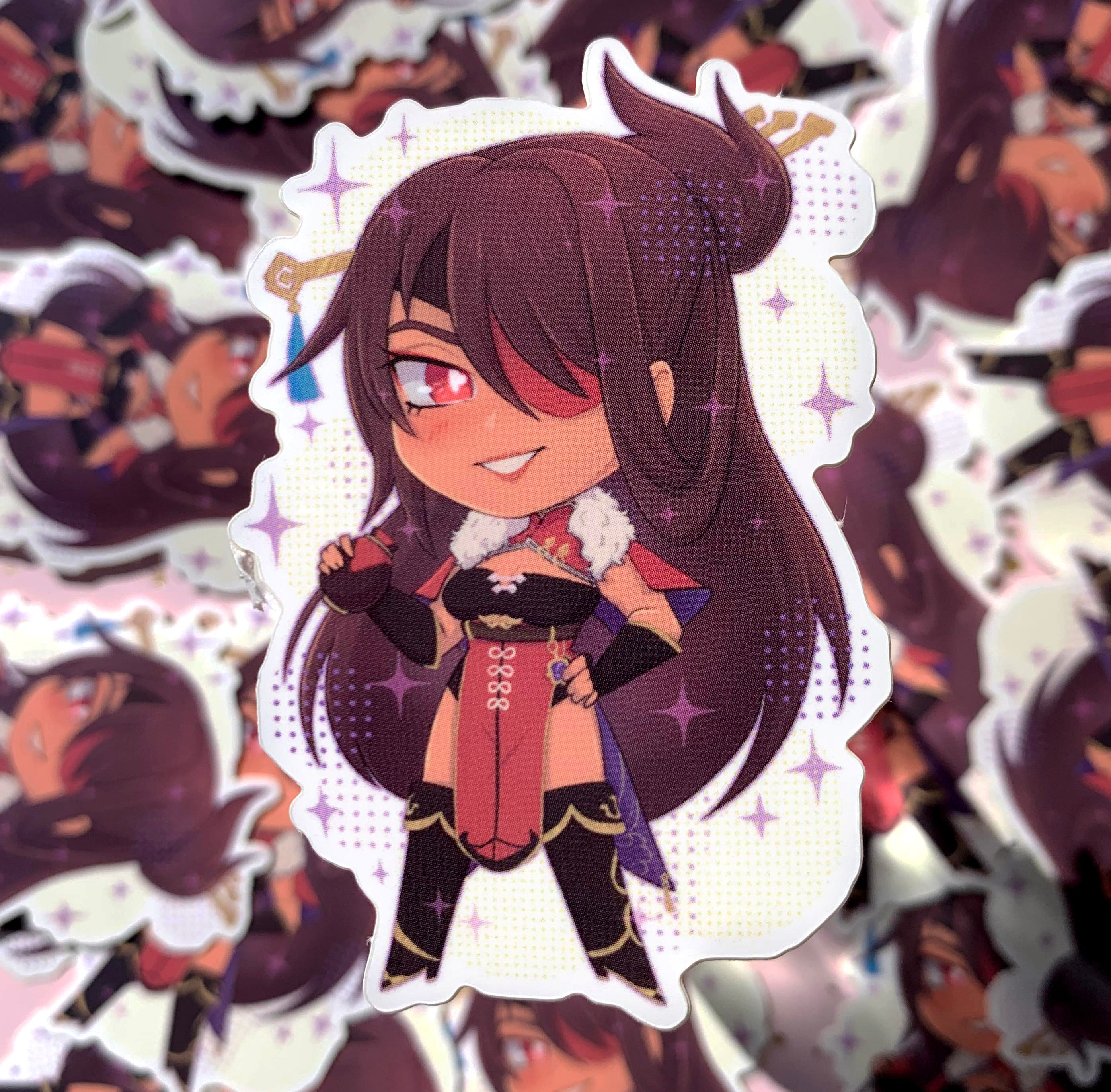 Beidou Genshin Impact 3 Vinyl Sticker - Etsy