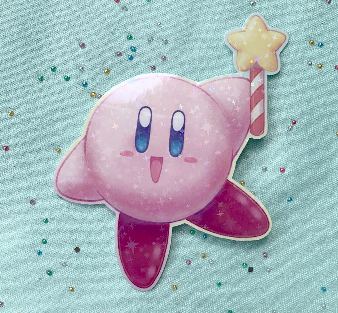 Kirby 3" Vinyl Stickers - Etsy