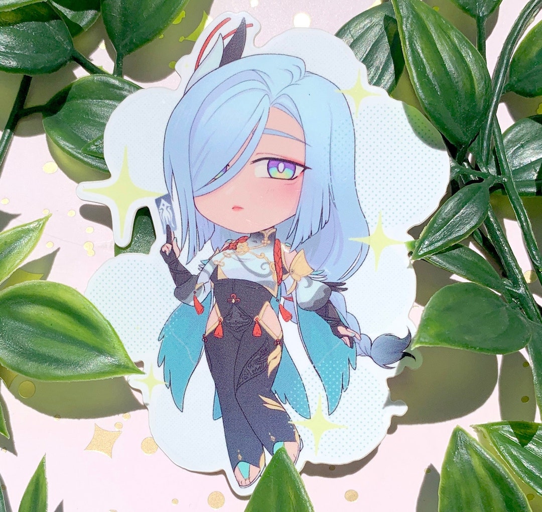 Shenhe Genshin Impact 3 Vinyl Sticker - Etsy