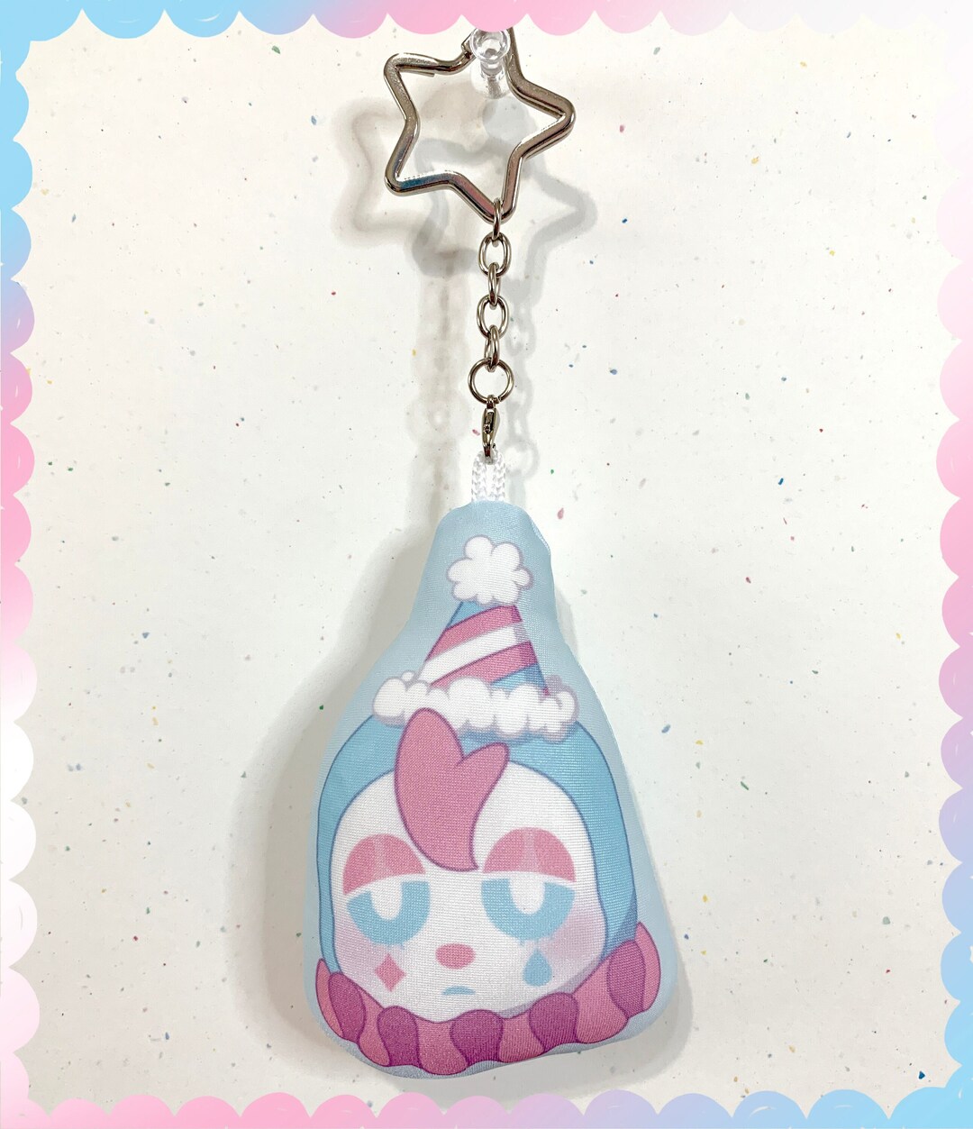 Trans Clown 4" Pillow Keychain - Etsy