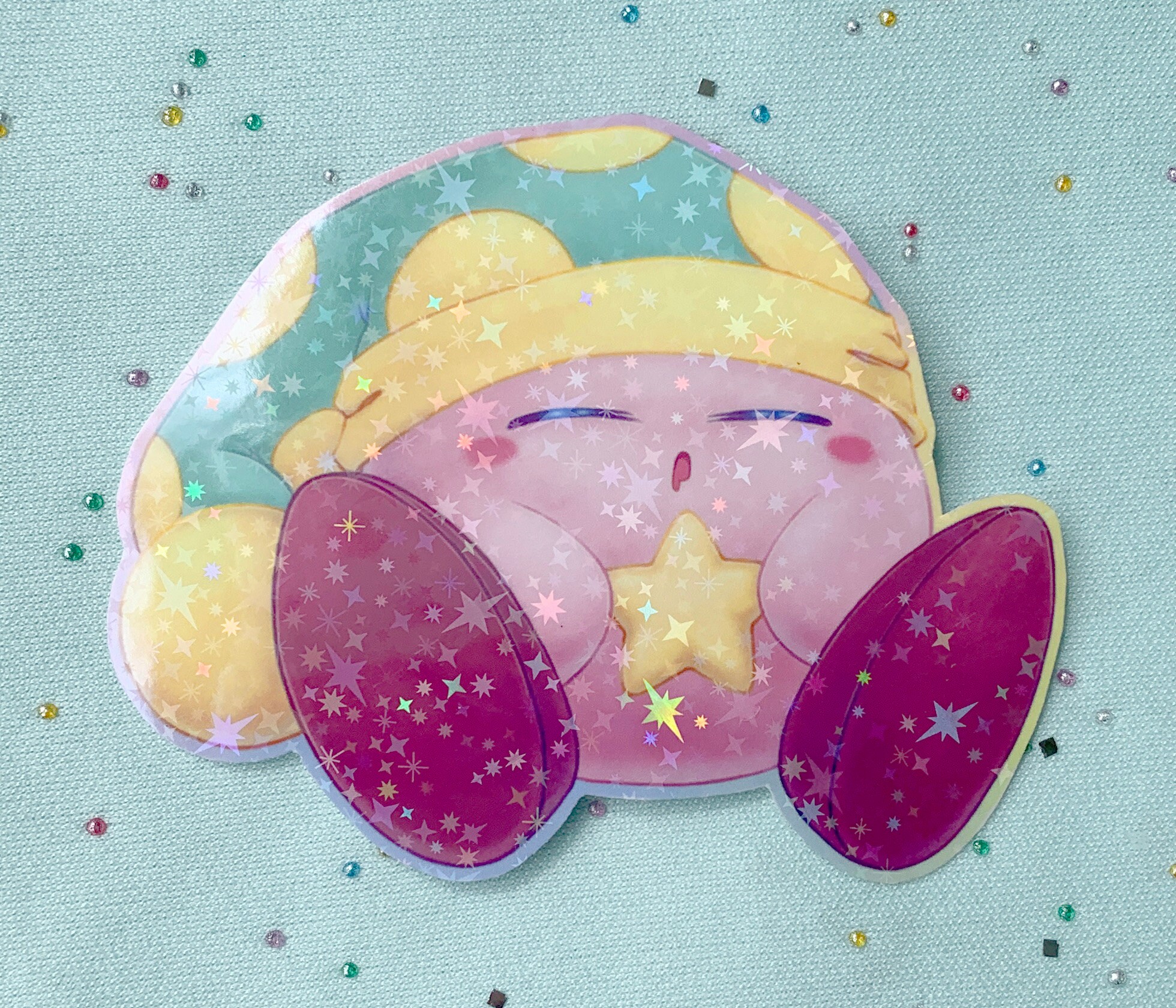 Kirby 3" Vinyl Stickers - Etsy