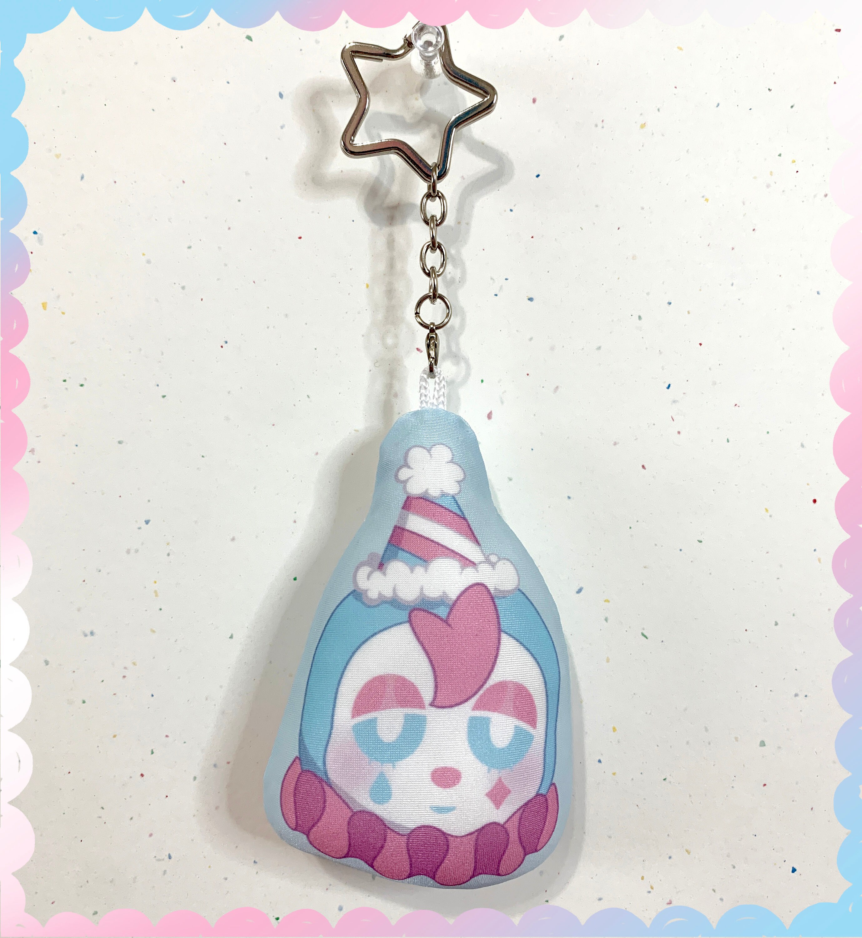 Trans Clown 4" Pillow Keychain - Etsy