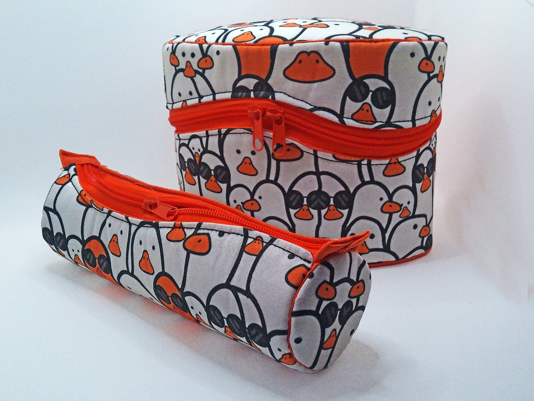 Wavy Zipper Oval Makeup Case and Pencil Holder PDF Pattern. - Etsy