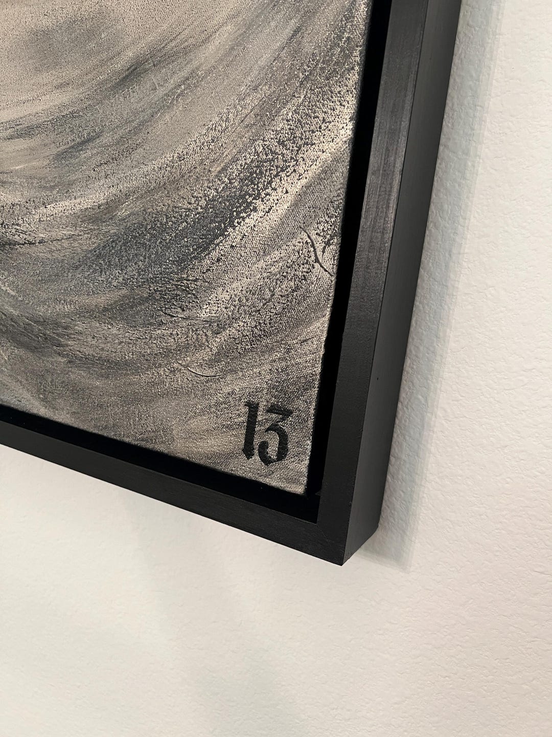 Custom Floating Wood Art Frame - Etsy