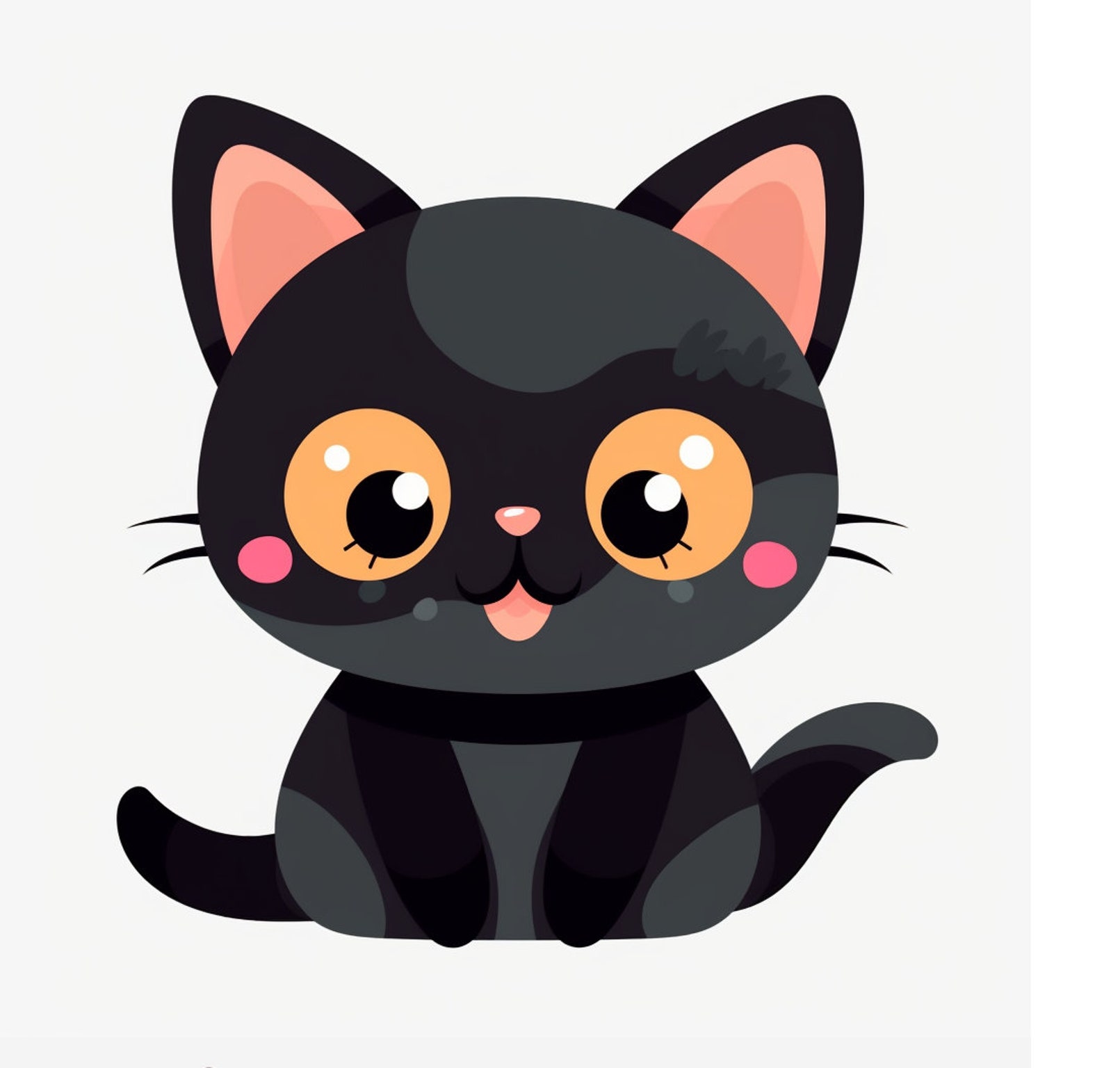 Cat Clip Art, Cute Cats, Kids Art, Stickers, Crafts, Cards, Papercraft ...