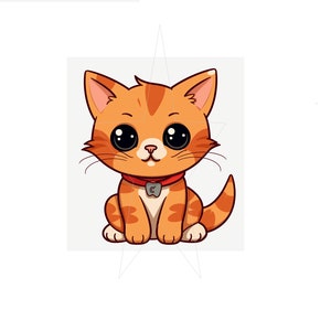 Cat Clip Art, Cute Cats, Kids Art, Stickers, Crafts, Cards, Papercraft ...