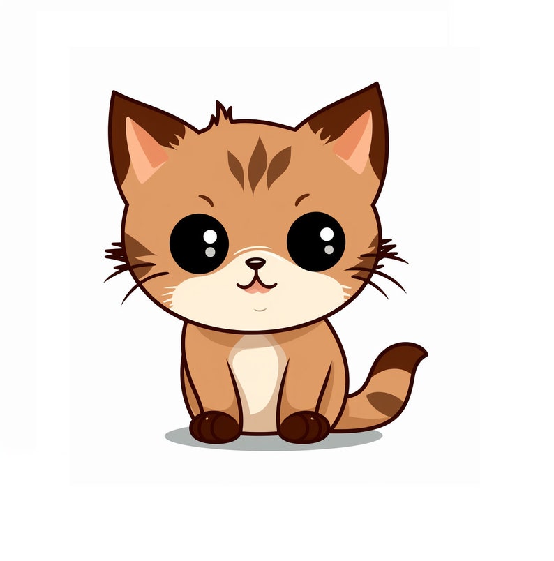 Cat Clip Art, Cute Cats, Kids Art, Stickers, Crafts, Cards, Papercraft ...