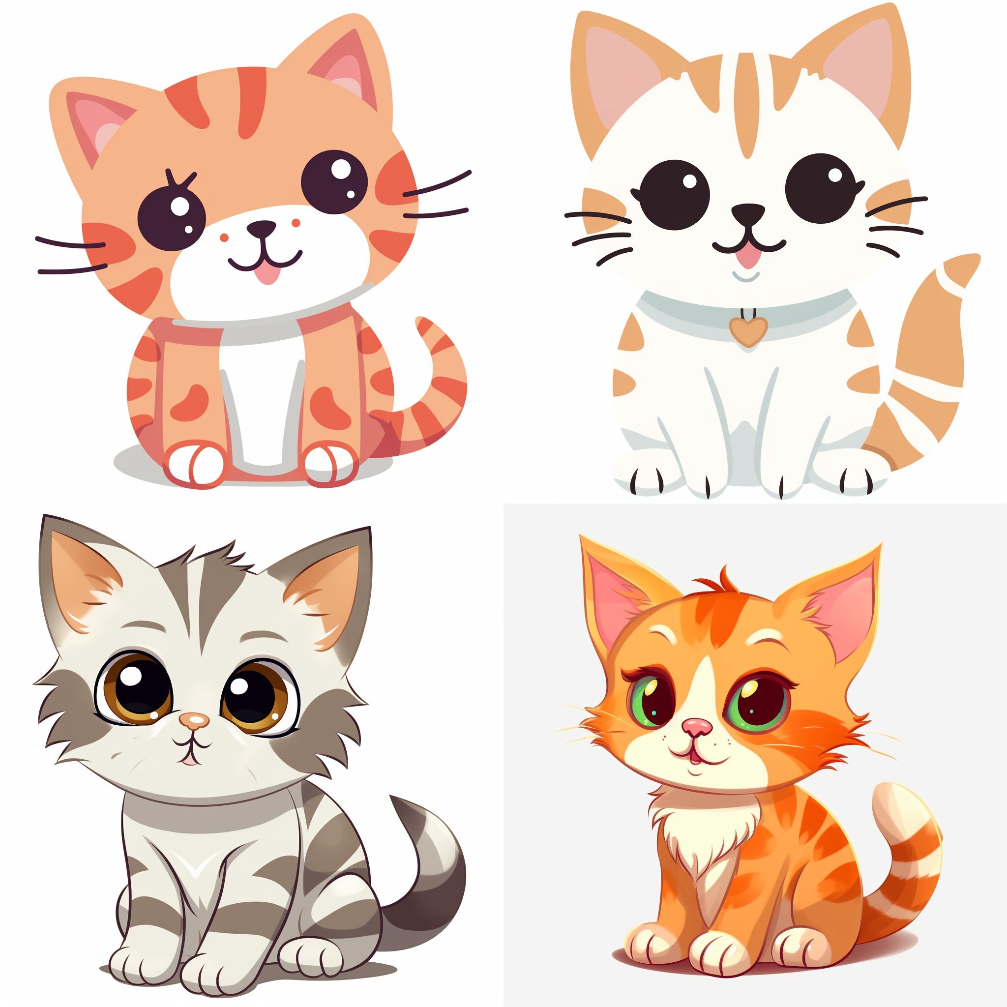 Cat Clip Art, Cute Cats, Kids Art, Stickers, Crafts, Cards, Papercraft ...