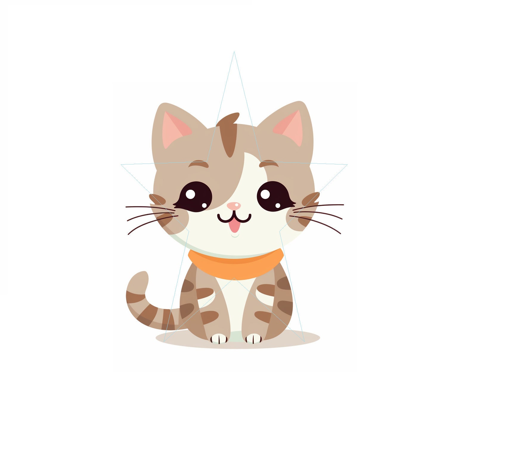 Cat Clip Art, Cute Cats, Kids Art, Stickers, Crafts, Cards, Papercraft ...
