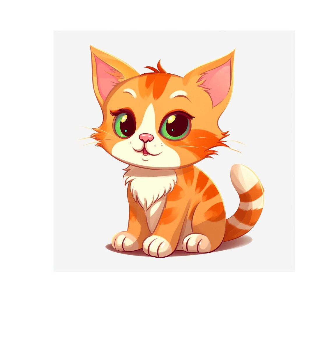 Cat Clip Art, Cute Cats, Kids Art, Stickers, Crafts, Cards, Papercraft ...