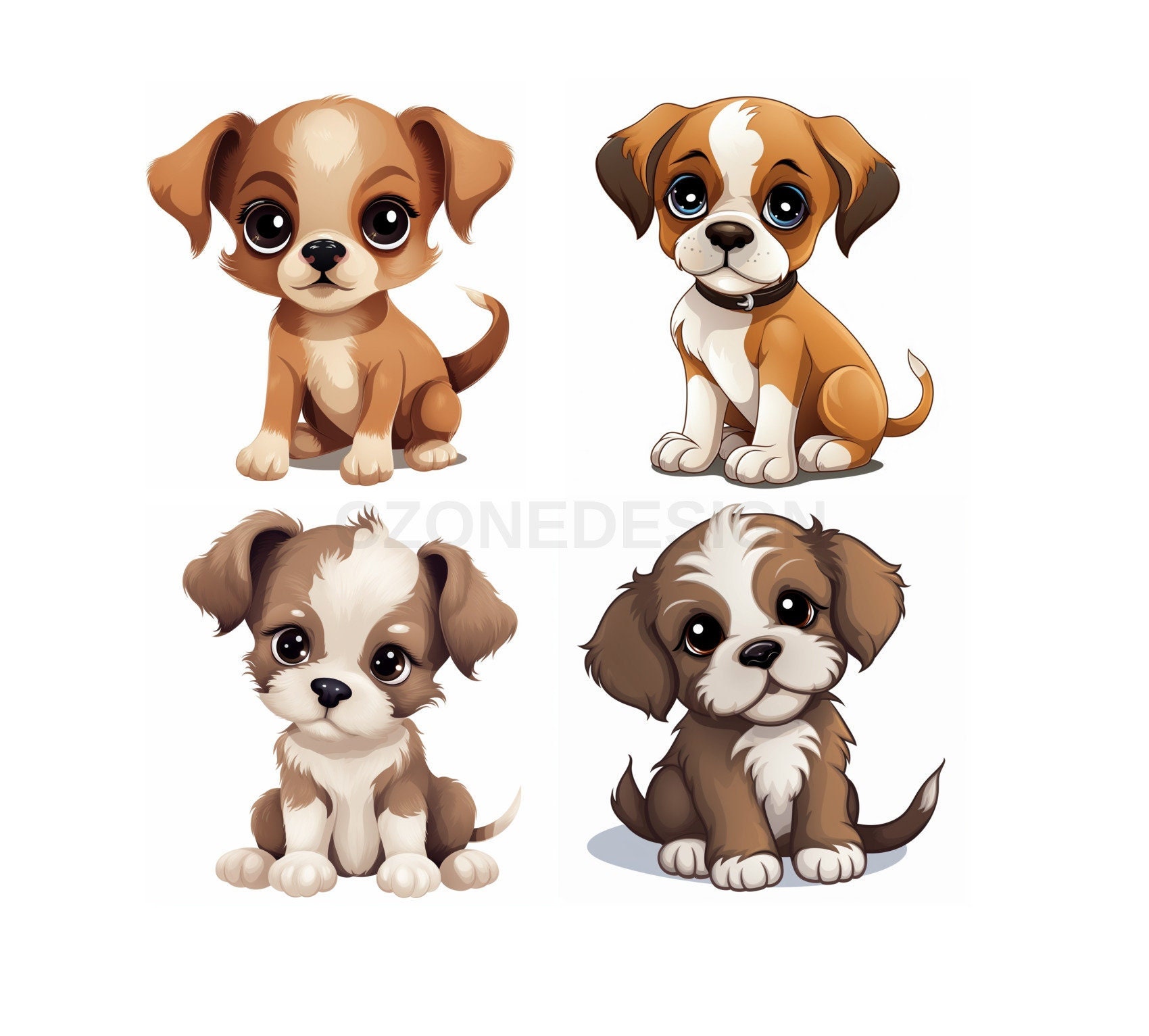 Puppy Clip Art, Cute Puppys, Kids Art, Stickers, Crafts, Cards ...