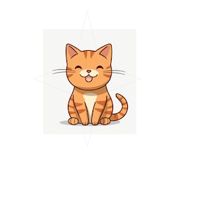 Cat Clip Art, Cute Cats, Kids Art, Stickers, Crafts, Cards, Papercraft ...