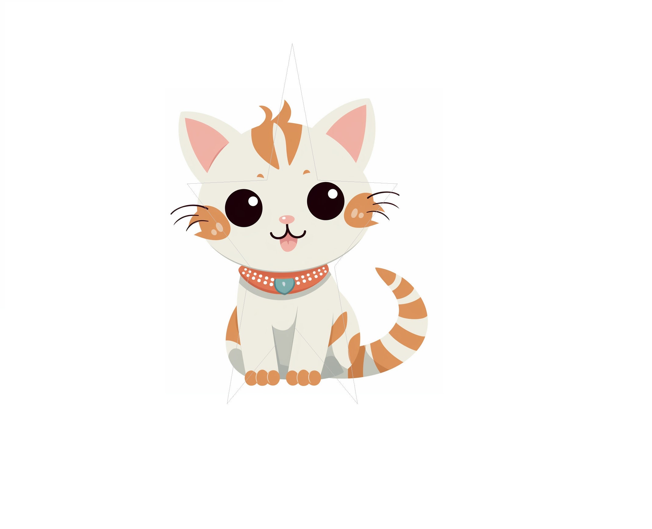 Cat Clip Art, Cute Cats, Kids Art, Stickers, Crafts, Cards, Papercraft ...