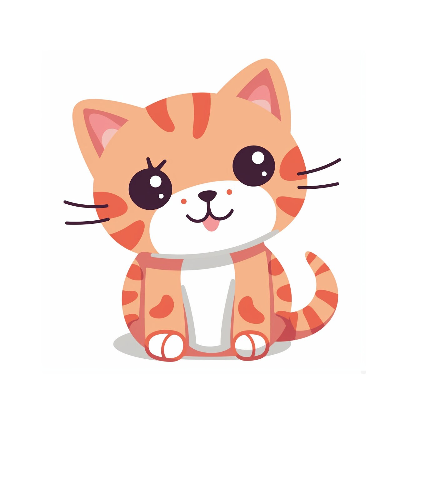 Cat Clip Art, Cute Cats, Kids Art, Stickers, Crafts, Cards, Papercraft ...