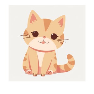 Cat Clip Art, Cute Cats, Kids Art, Stickers, Crafts, Cards, Papercraft ...
