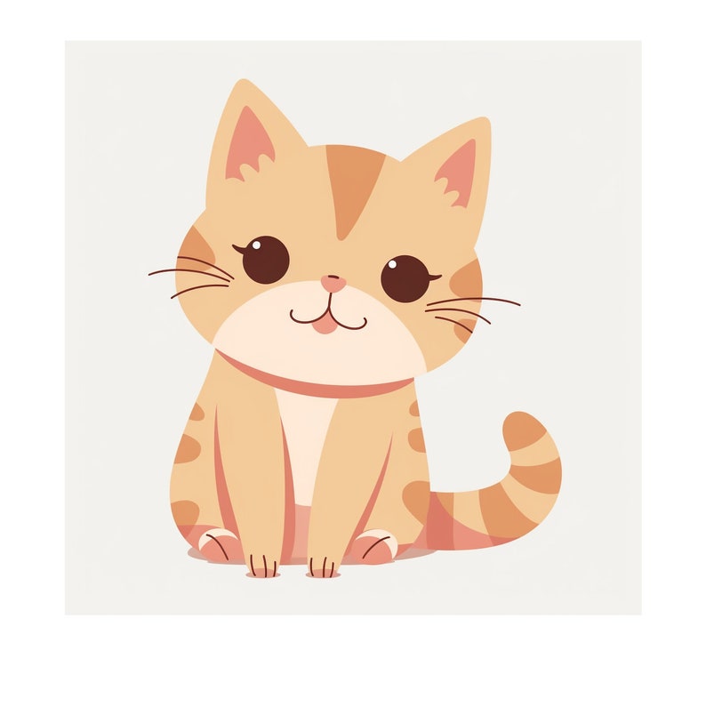 Cat Clip Art, Cute Cats, Kids Art, Stickers, Crafts, Cards, Papercraft ...