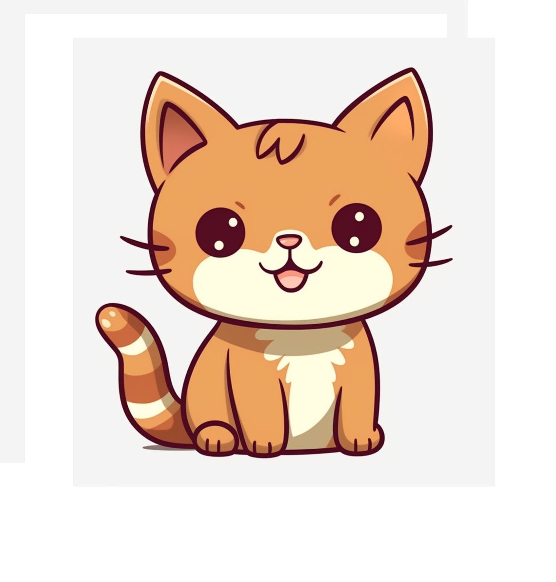 Cat Clip Art, Cute Cats, Kids Art, Stickers, Crafts, Cards, Papercraft ...