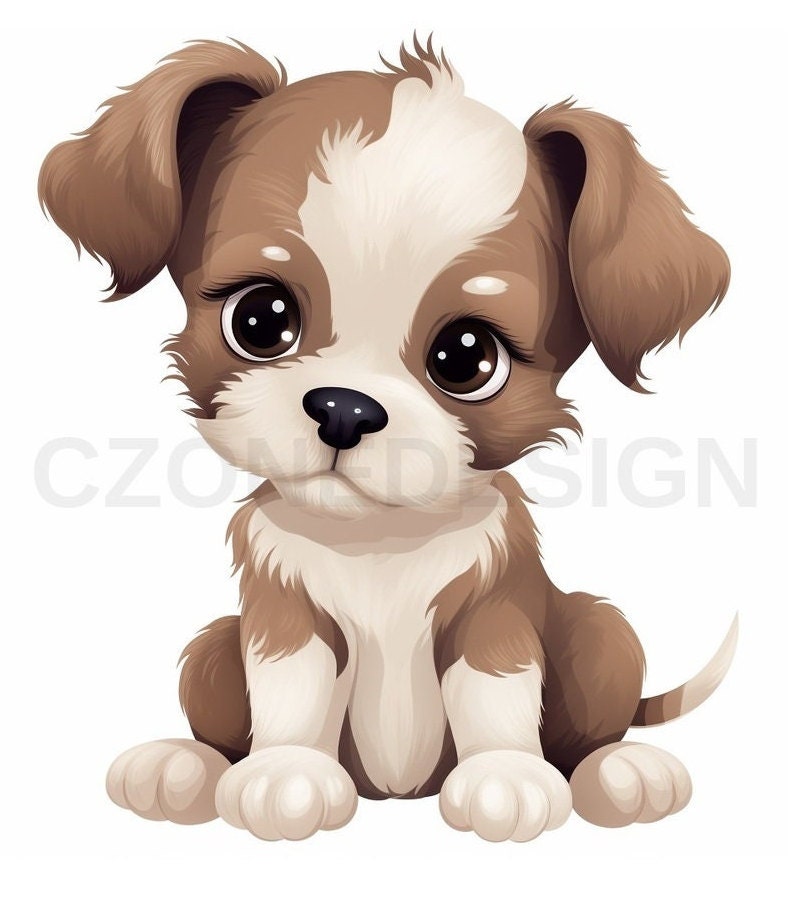 Puppy Clip Art, Cute Puppys, Kids Art, Stickers, Crafts, Cards ...