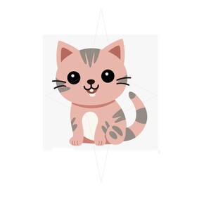 Cat Clip Art, Cute Cats, Kids Art, Stickers, Crafts, Cards, Papercraft ...