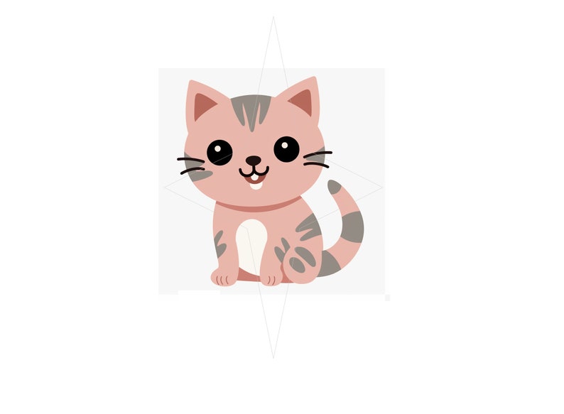 Cat Clip Art, Cute Cats, Kids Art, Stickers, Crafts, Cards, Papercraft ...