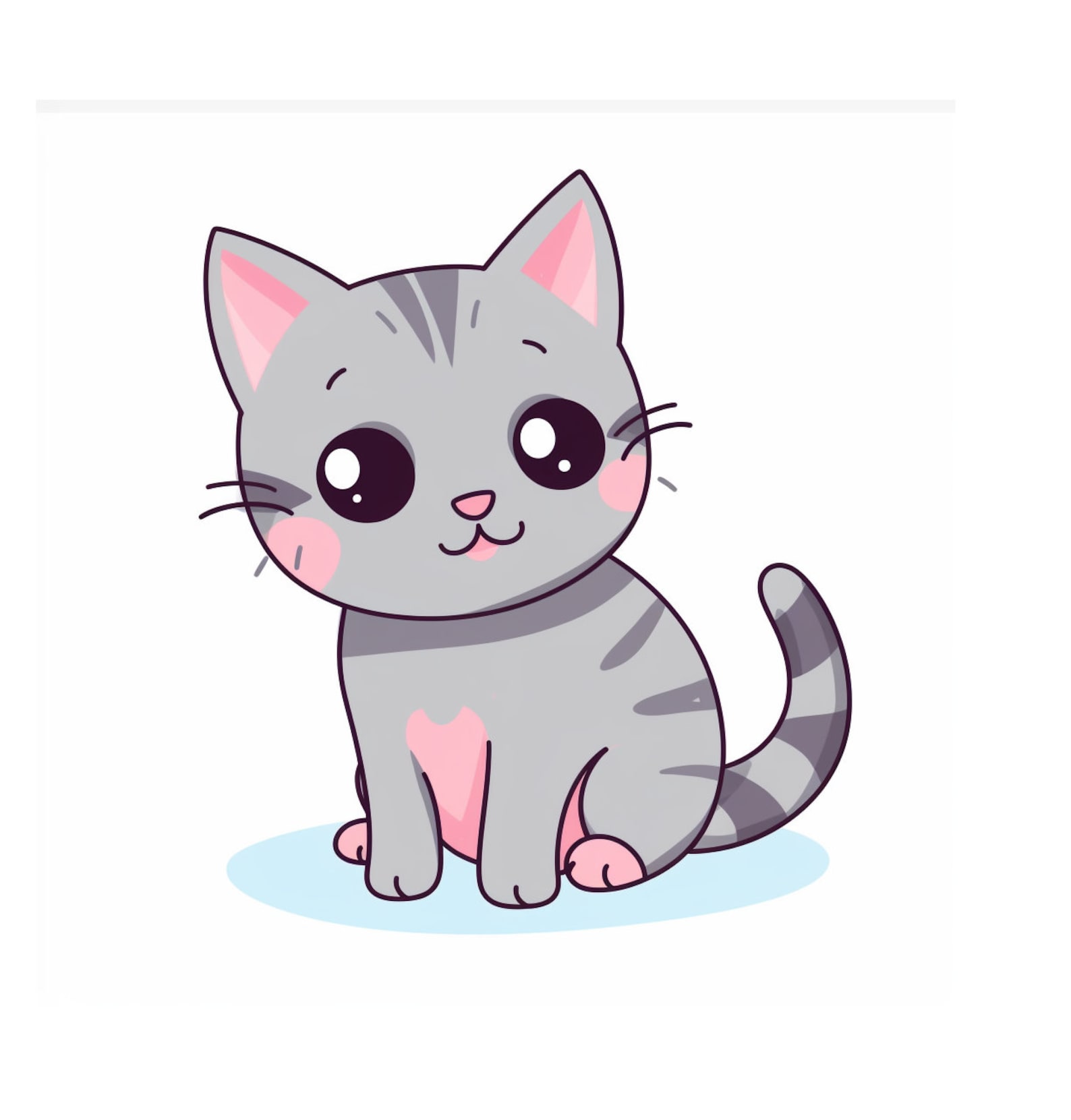 Cat Clip Art, Cute Cats, Kids Art, Stickers, Crafts, Cards, Papercraft ...