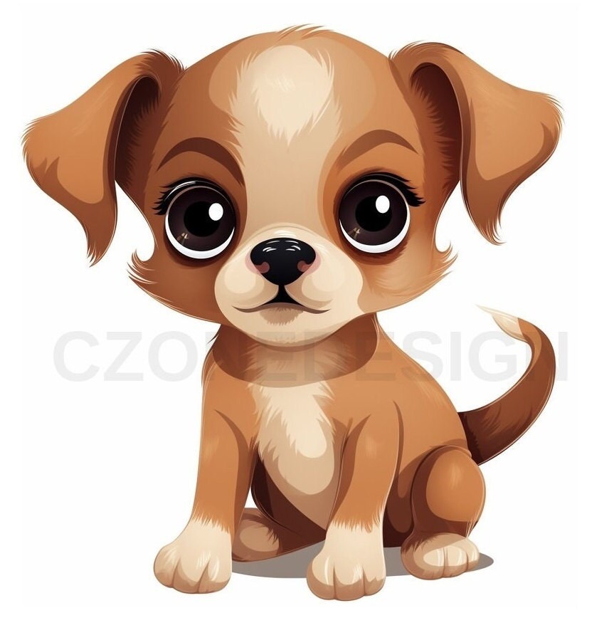 Puppy Clip Art, Cute Puppys, Kids Art, Stickers, Crafts, Cards ...