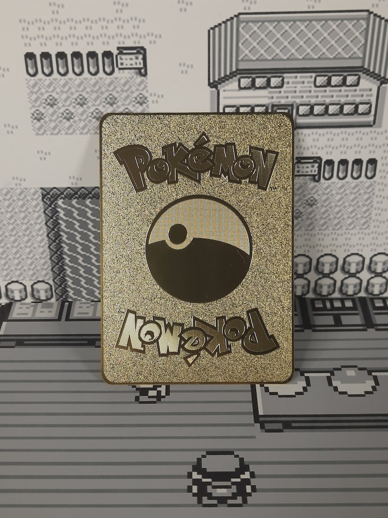 Snorlax I Choose You Valentine's Day Gift Romantic Love Gold Metal ...