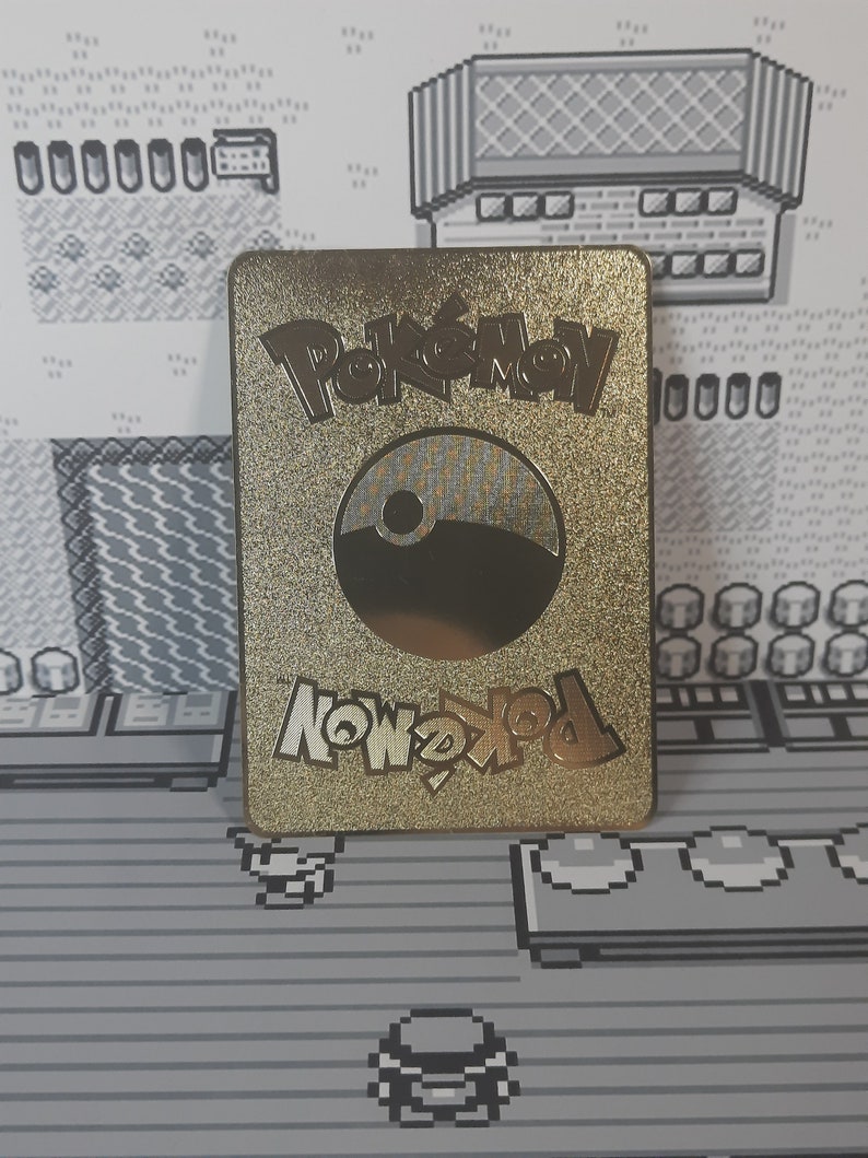 Thicc Pikachu Funny Gold Metal Pokemon Card - Etsy