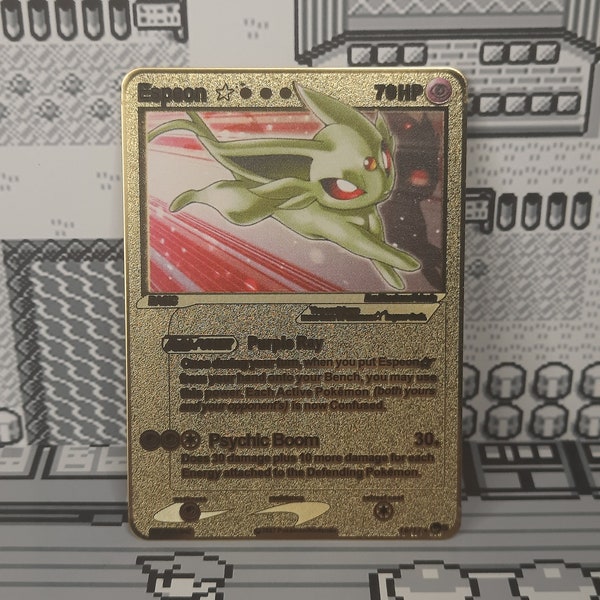 Espeon Gold Star - Etsy
