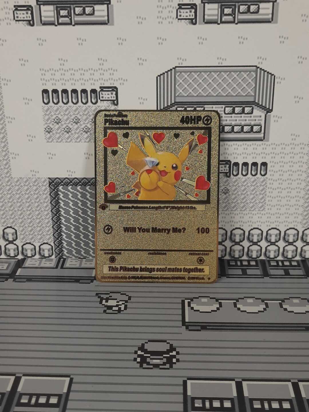 Pikachu Will You Marry Me? Valentine's Day Gift Romantic Proposal Love ...
