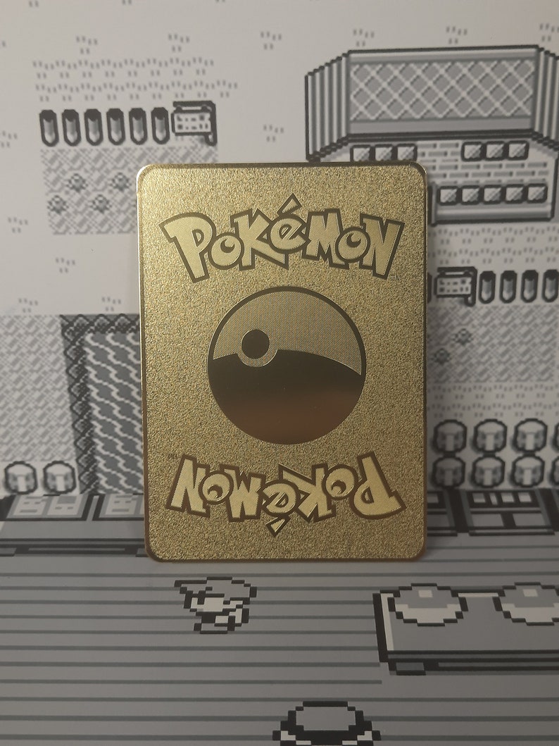 Charizard GX Full Art Gold Metal Pokemon Card - Etsy