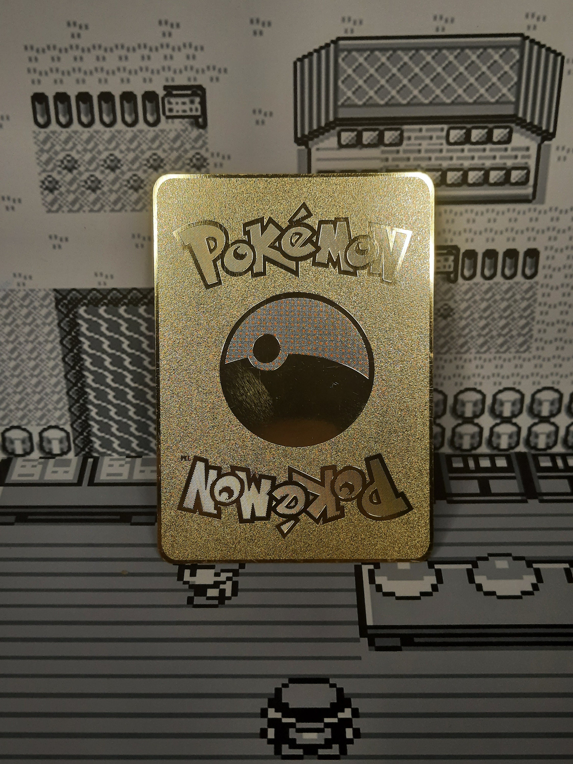 Arceus Dialga & Palkia GX Tag Team Rainbow ADP Gold Metal Pokemon Card ...