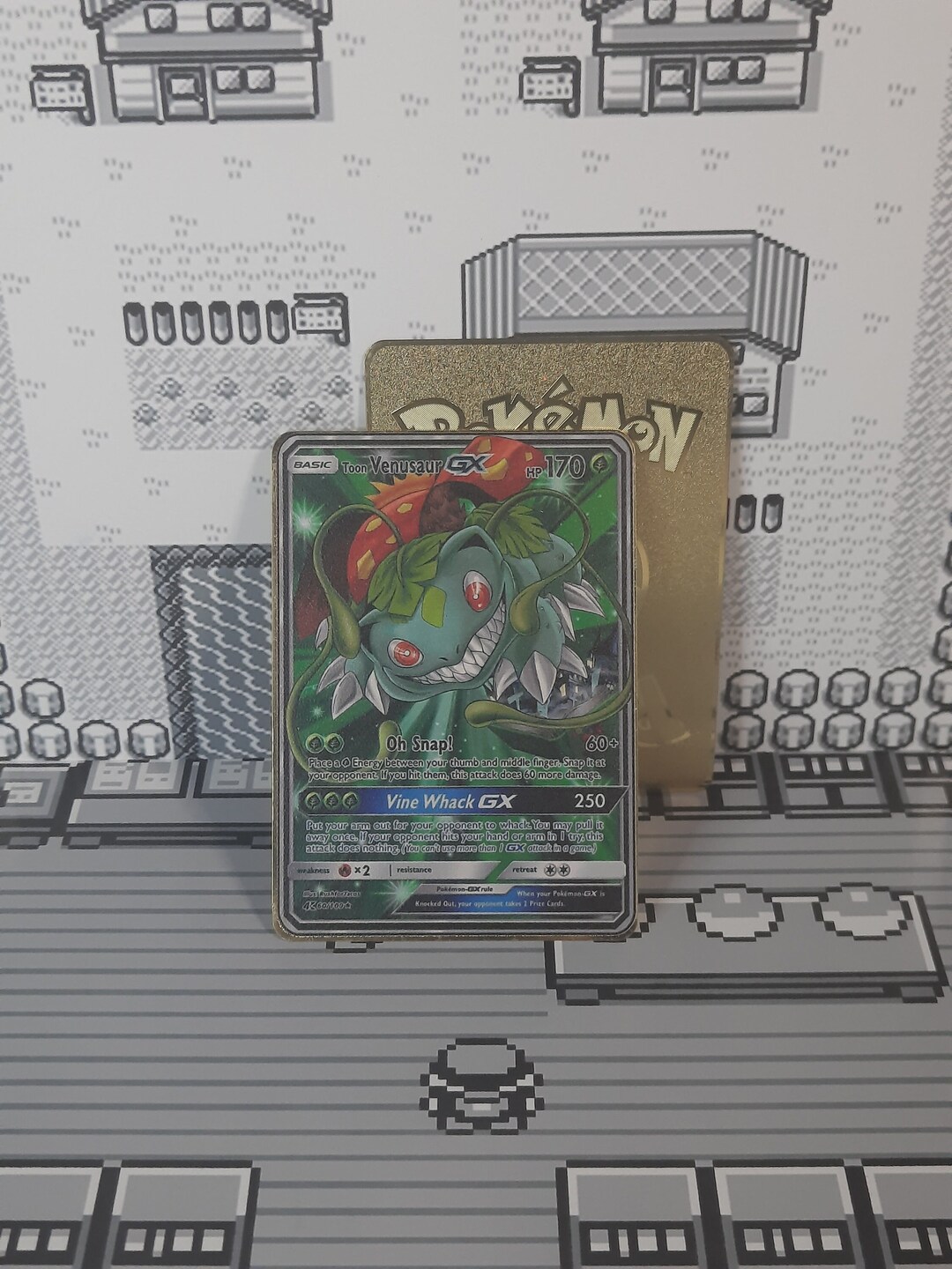 Toon Venusaur GX Gold Metal Konami Yugioh Pokemon Card - Etsy