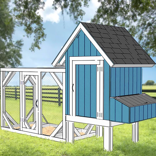 Chicken Run 5 Chickens - Etsy