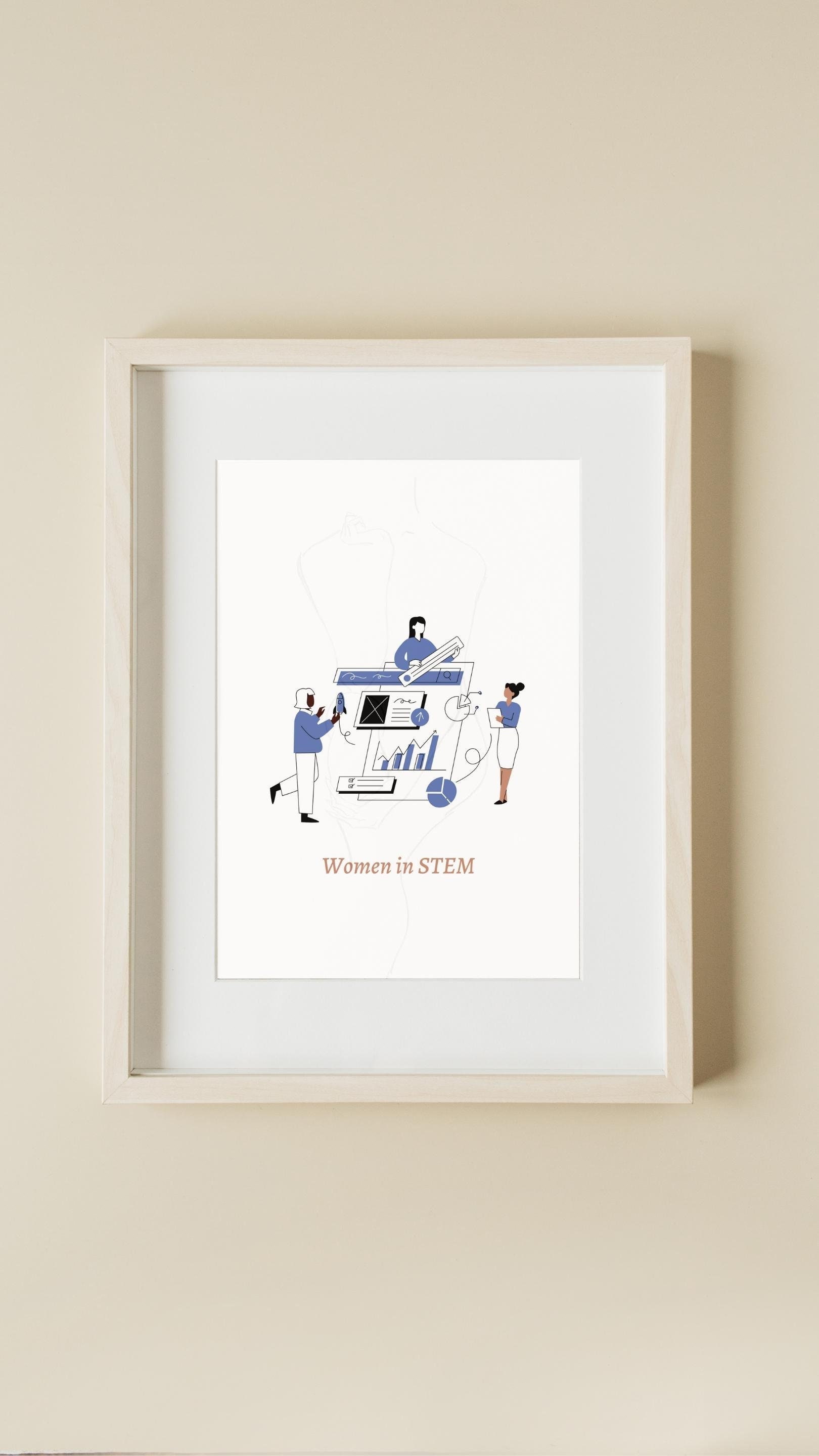 Women in STEM Wall Art, Printable Wall Art, Downloadable Wall Art ...
