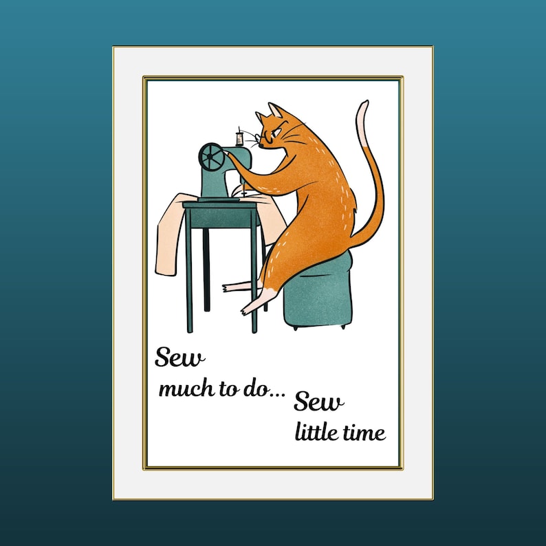 Sewing Room Craft Room Printable Wall Art Humorous Craft - Etsy