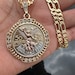 Centenario Gold Plated 14k With Fígaro Chain , 24” Chain for Him or Her ...