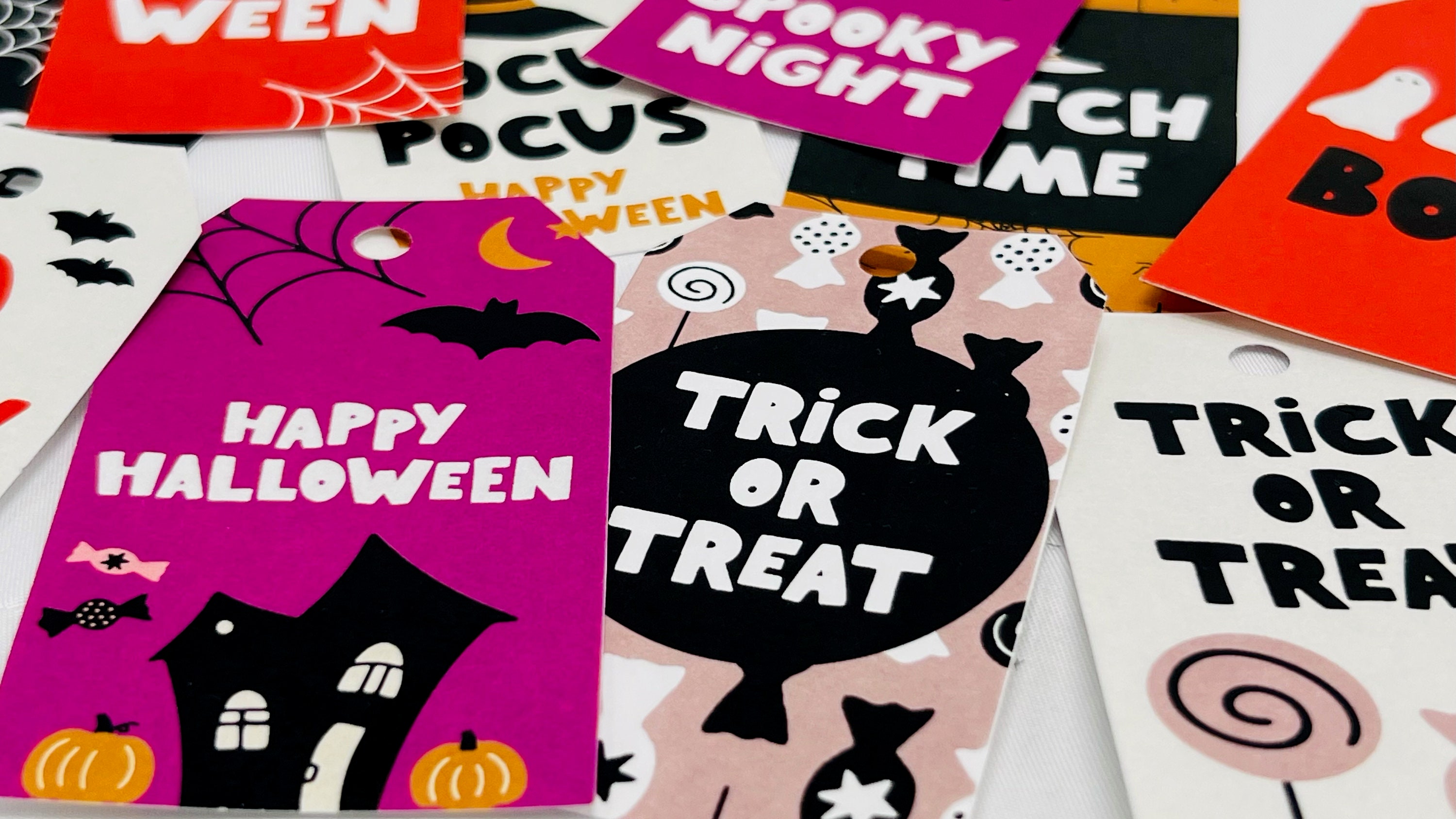 Halloween Gift Tag Collection Printable - Etsy