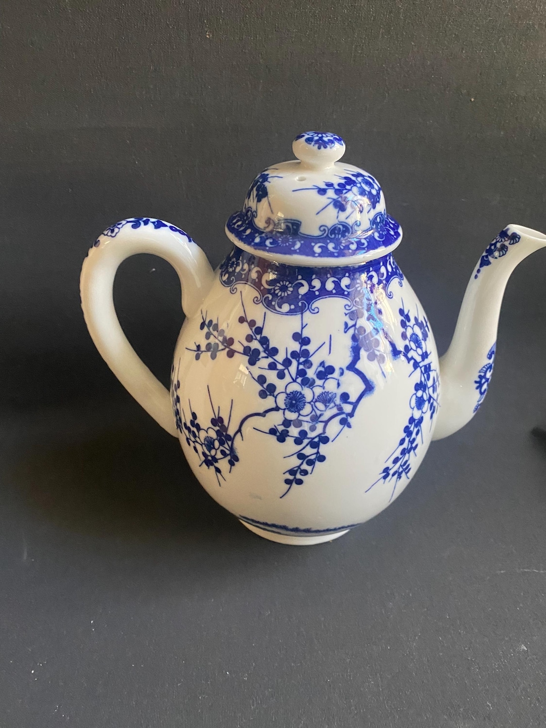 Teapot Coffee Pot Nippon Tokusei Sakura Japanese Cherry Blossom Imari ...