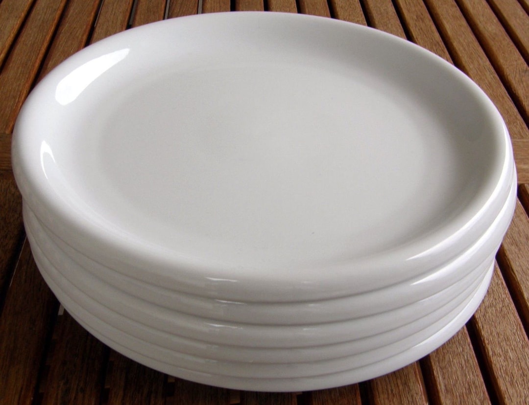IKEA RONDO 6 X Dinner Plates Dinner Plate 27 Cm White Made in Portugal ...