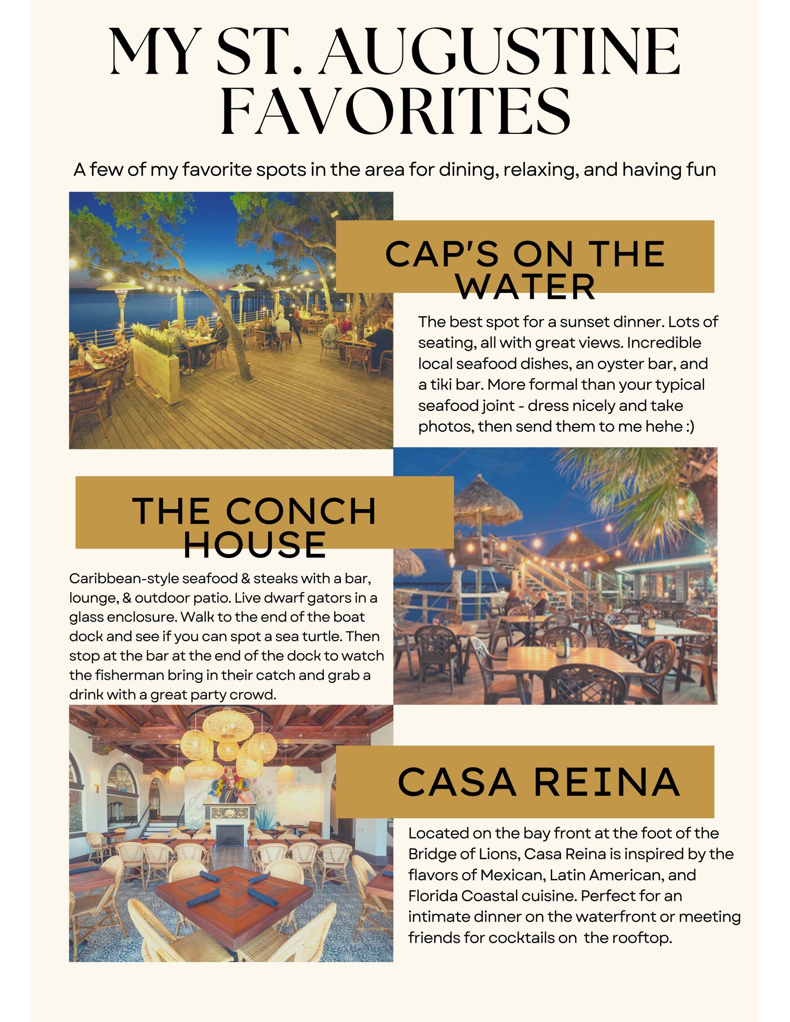 St. Augustine Welcome Home Packet - Etsy