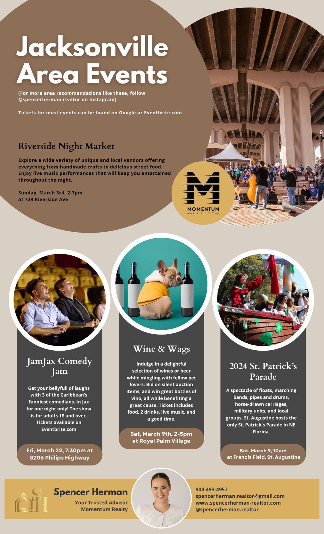 Monthly Events Flyer for Database - Etsy