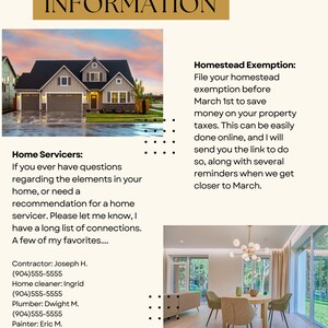 St. Augustine Welcome Home Packet - Etsy