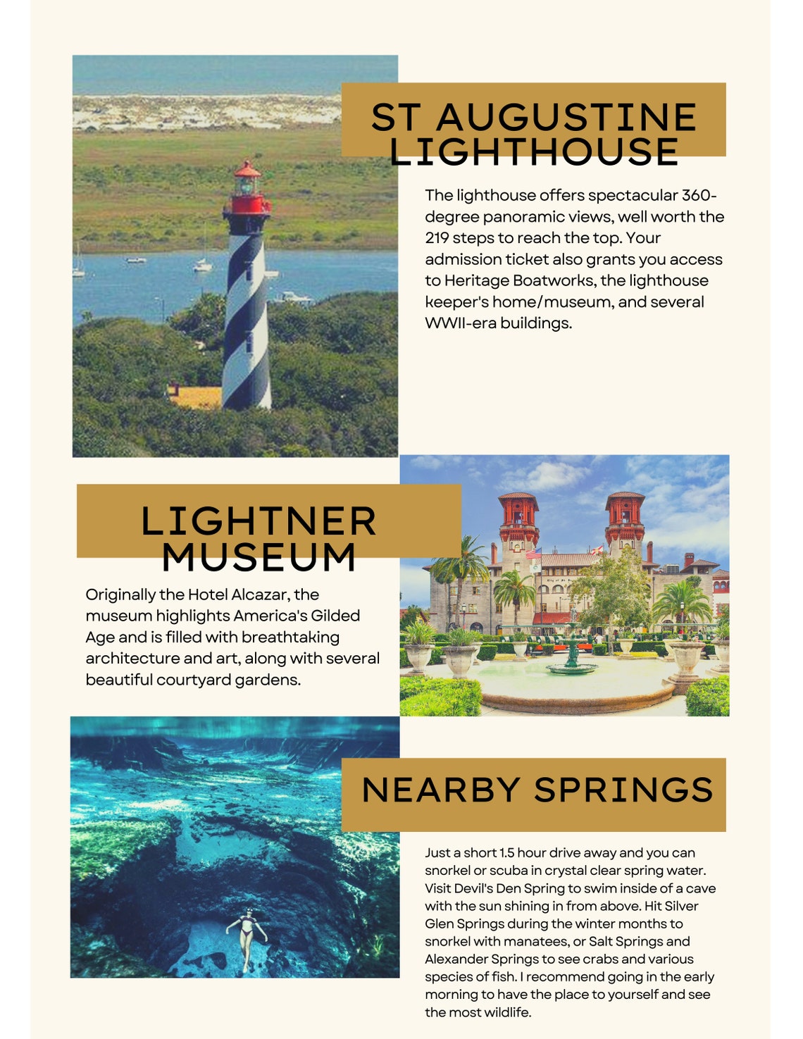 St. Augustine Welcome Home Packet - Etsy