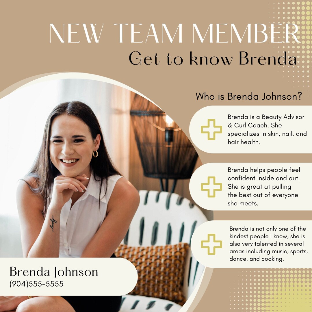 Team Member Intro Post - Etsy