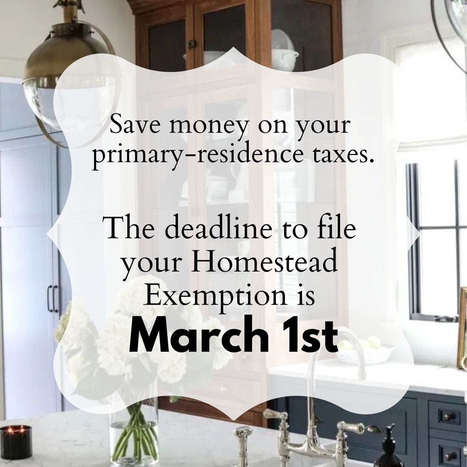 Homestead Reminder Template - Etsy